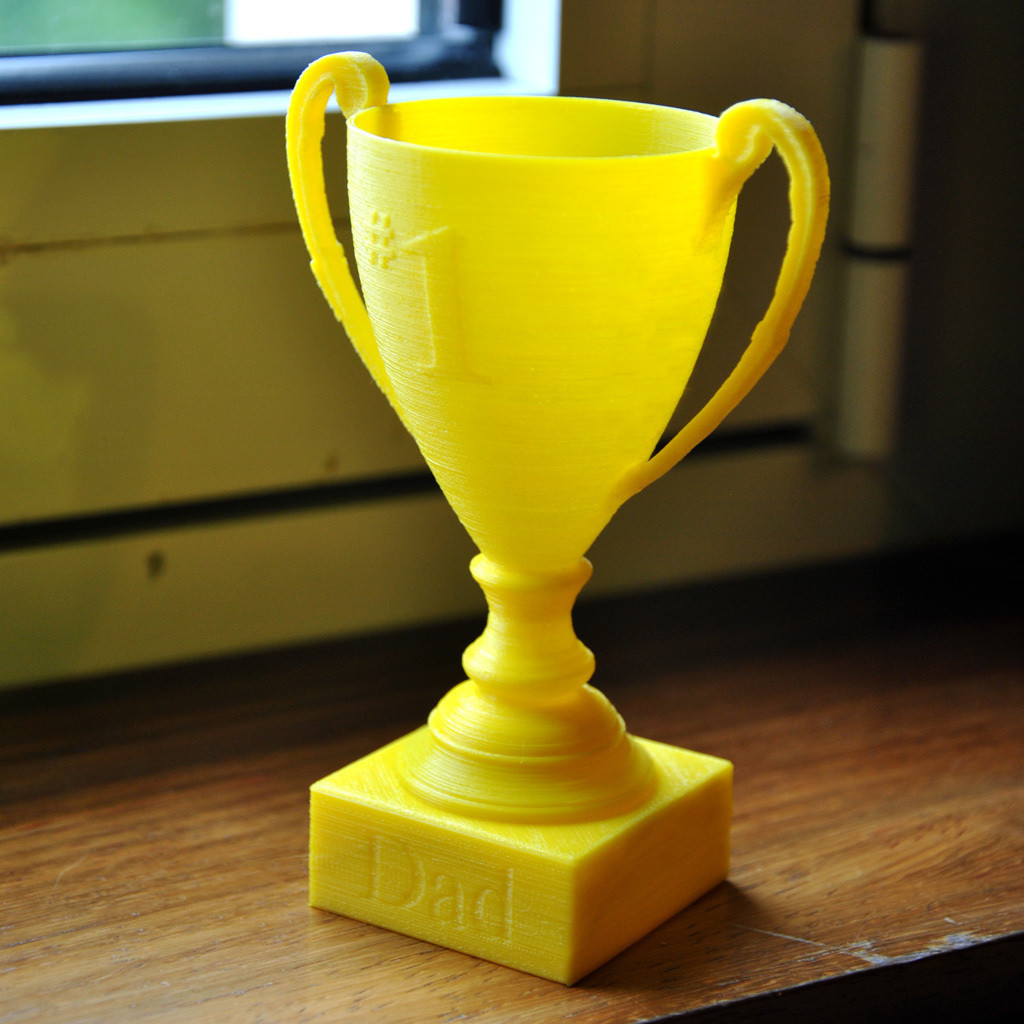 🏆 Customizable Mini Trophy・ STL File for ・Cults
