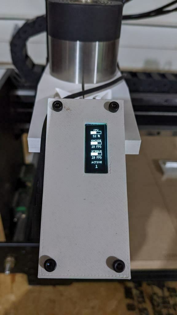 3D-Datei Pi Zero2 HQ Kameragehäuse (mit 65mm Spindelhalterung für CNC ...