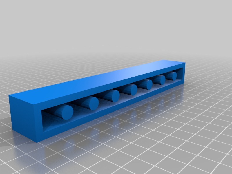 Free 3D file lego brick 1X8 🧱 ・3D printer model to download・Cults