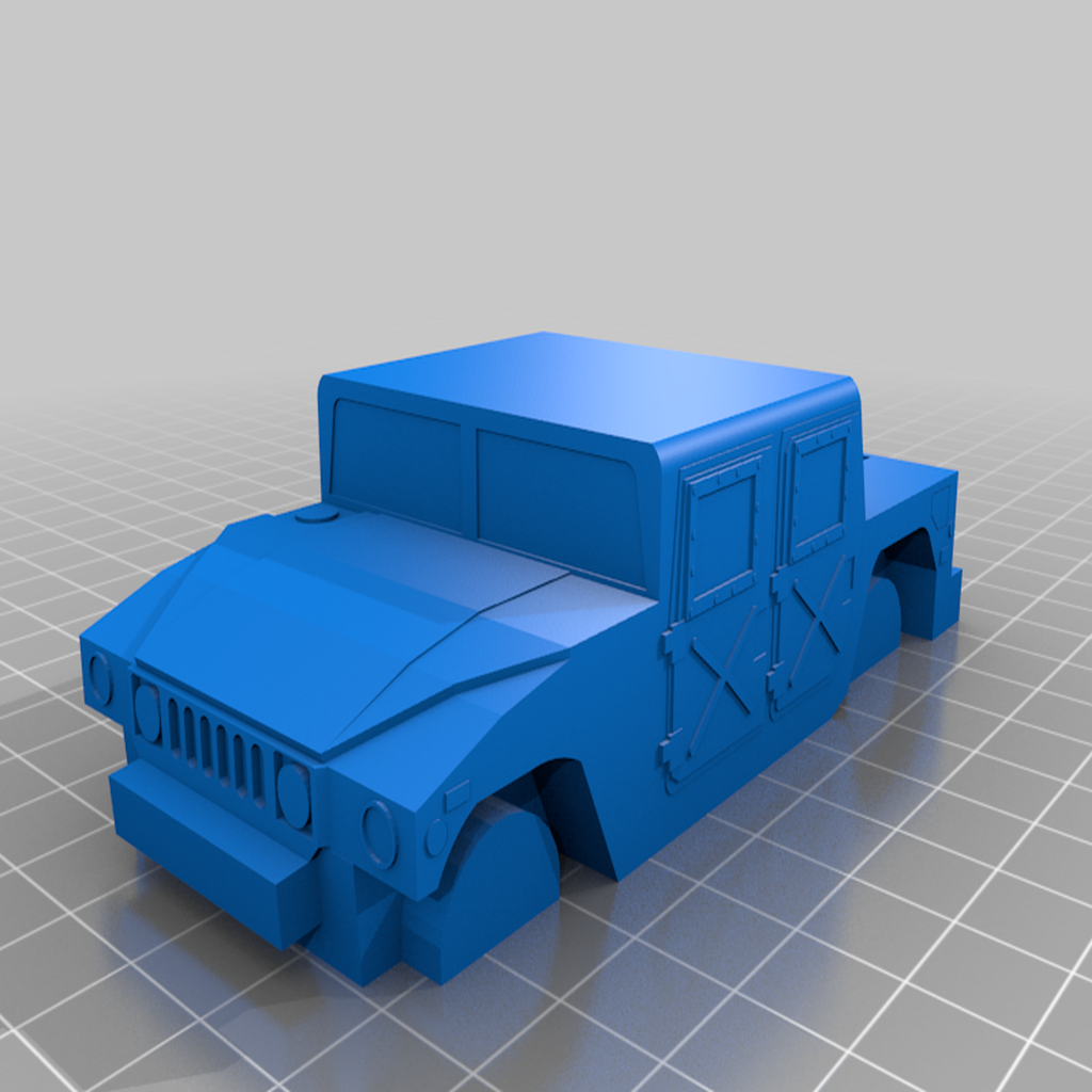 Fichier 3D gratuit humvee pour le wargame 🚗・Idée pour impression 3D à télécharger・Cults