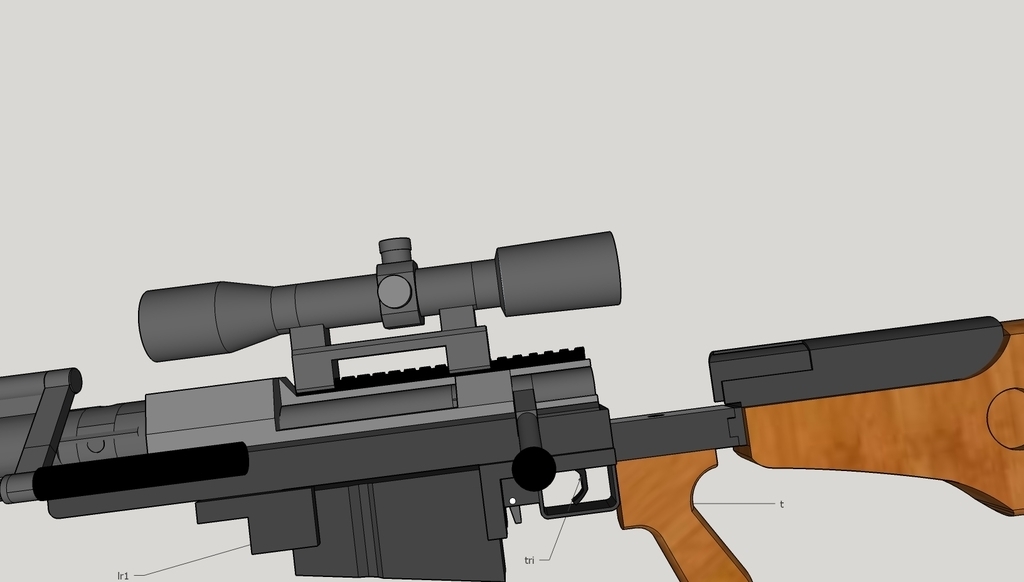 Archivo 3D gratis Visor PGM Ultima Ratio Hecate II 🎲・Plan imprimible en 3D para descargar・Cults