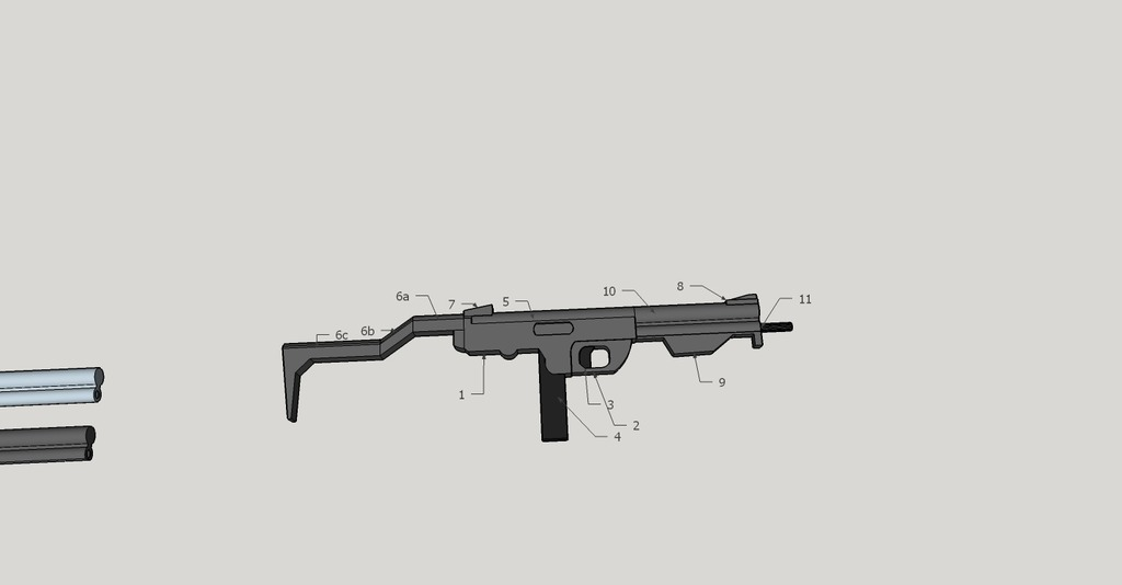 Free 3D file smg type 509 1/2 scale 🔫 ・3D printing idea to download・Cults