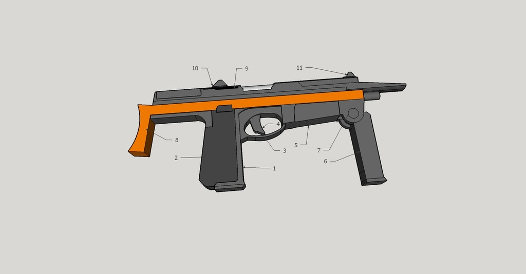 Free 3D file pm-63 rak 🔫 ・Design to download and 3D print・Cults