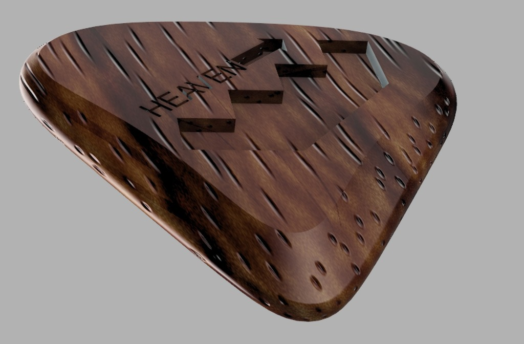 Fichier 3D gratuit Plectre pour guitare Stairway to Heaven 👽 ・Objet ...