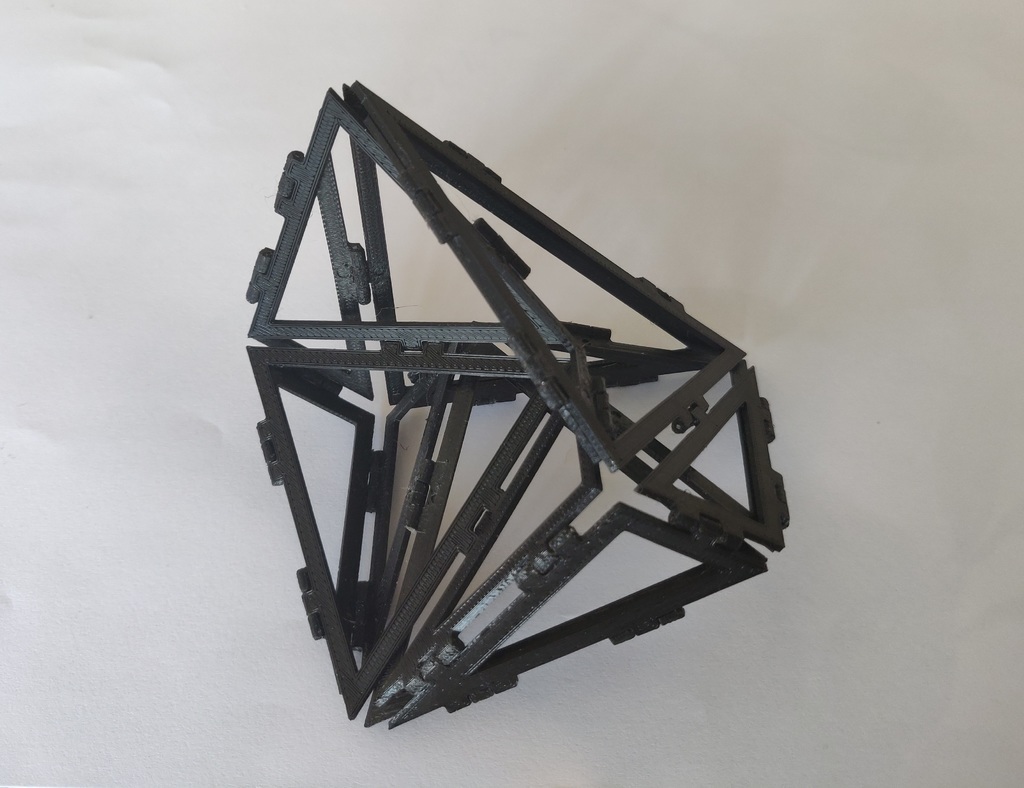 Steffen's flexible polyhedron・Free 3D File for ・Cults