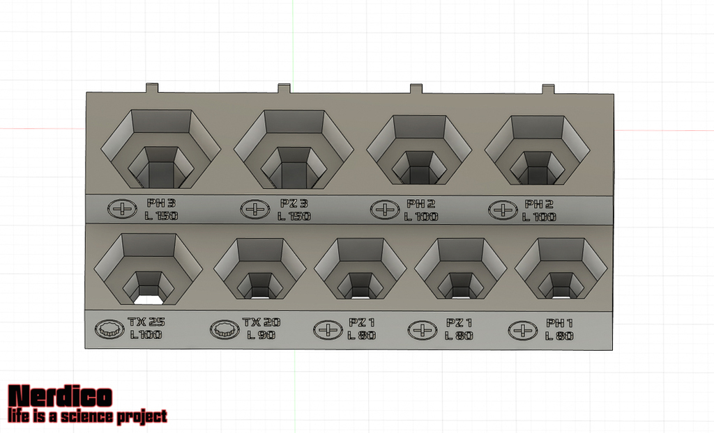 🧑‍🔧 Wera Scredriver Holder・Free STL File for 3D printing・Cults