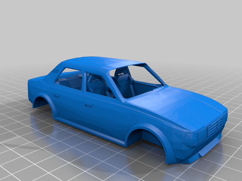 🚗 1984 Skoda 120 - Widebody Custom・ STL File for 3D printing・Cults