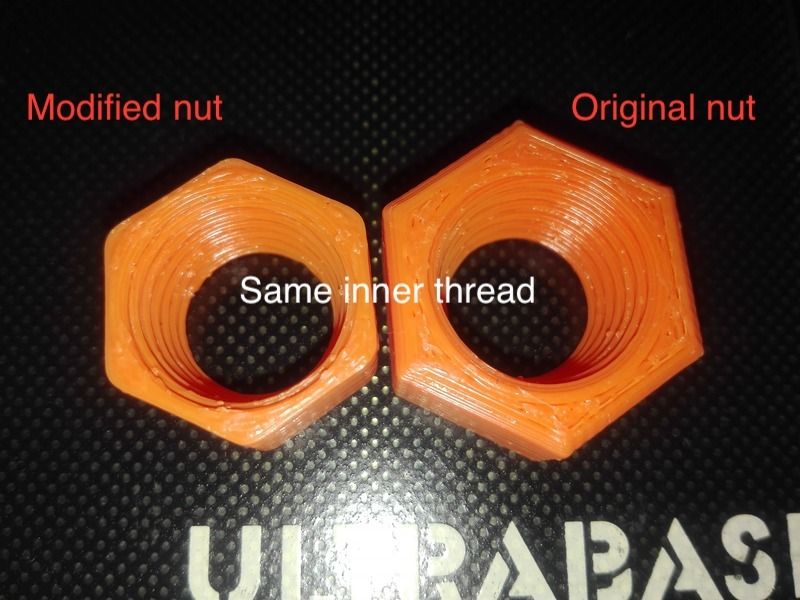Fichier 3D gratuit V2.5 nut 8 de Self-centering tapered thread Z-axis ...