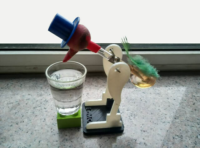 🍹 Drinking bird,Einstein also surprised toys・Free 3D File for ・Cults