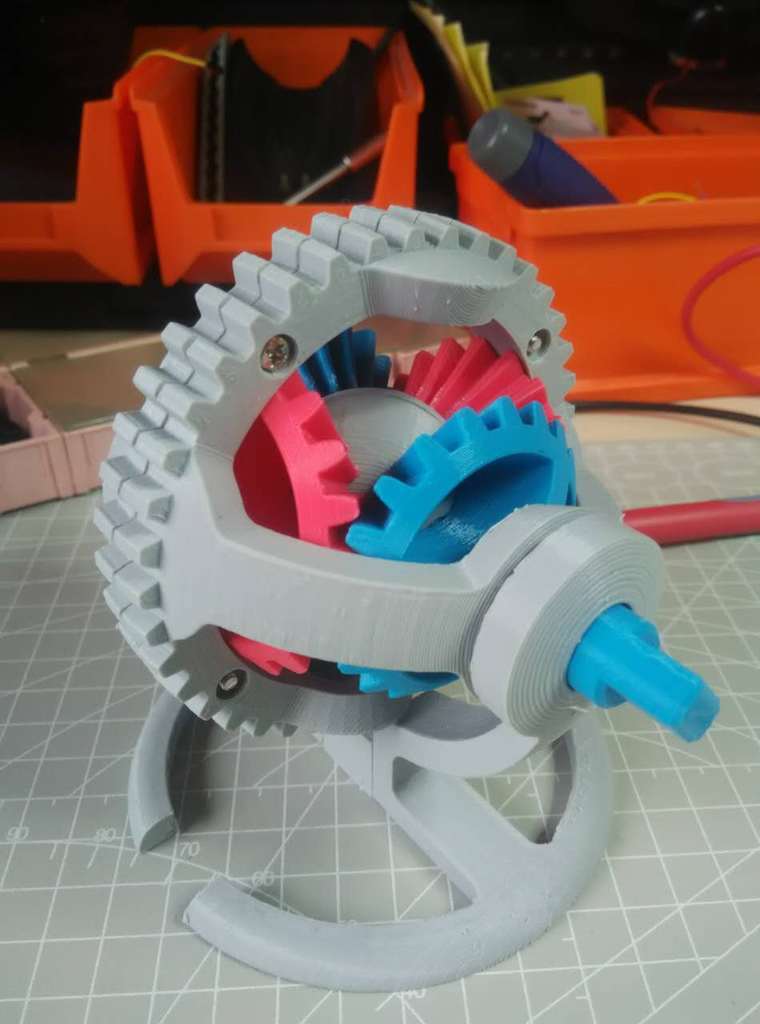 3D printing Spherical Differential・Cults