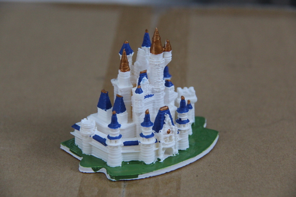 🏰 Cinderella's Castle Cinderella Castle・Free 3D File for ・Cults