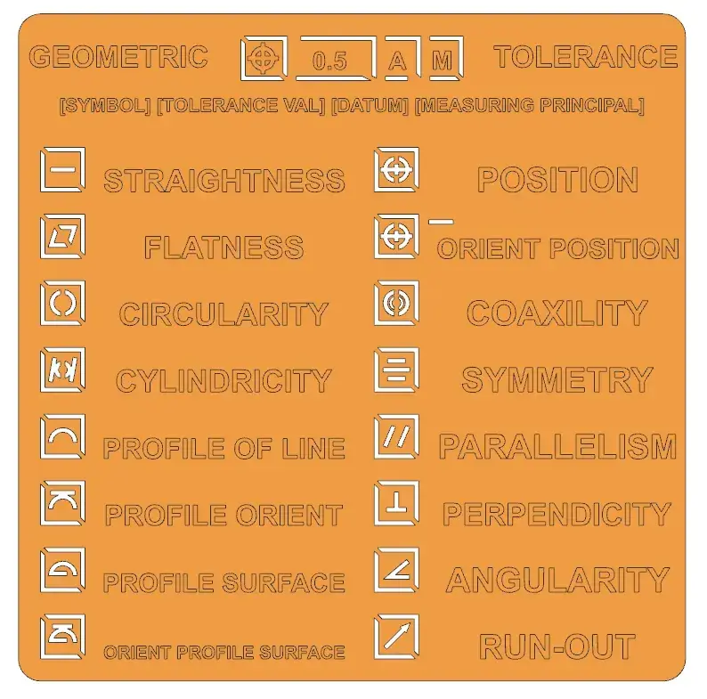 Free 3D file Geometric Tolerance Templates 💭 ・3D printable design to ...