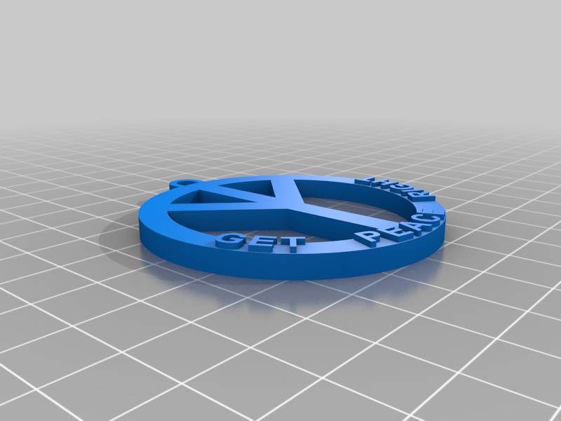Free 3D file Get Peace Right ☮️ ・3D print model to download・Cults