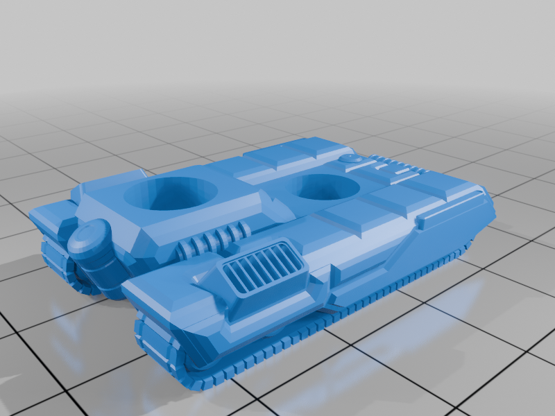 🪖 Nuberu AA Tank・Free 3D File for ・Cults