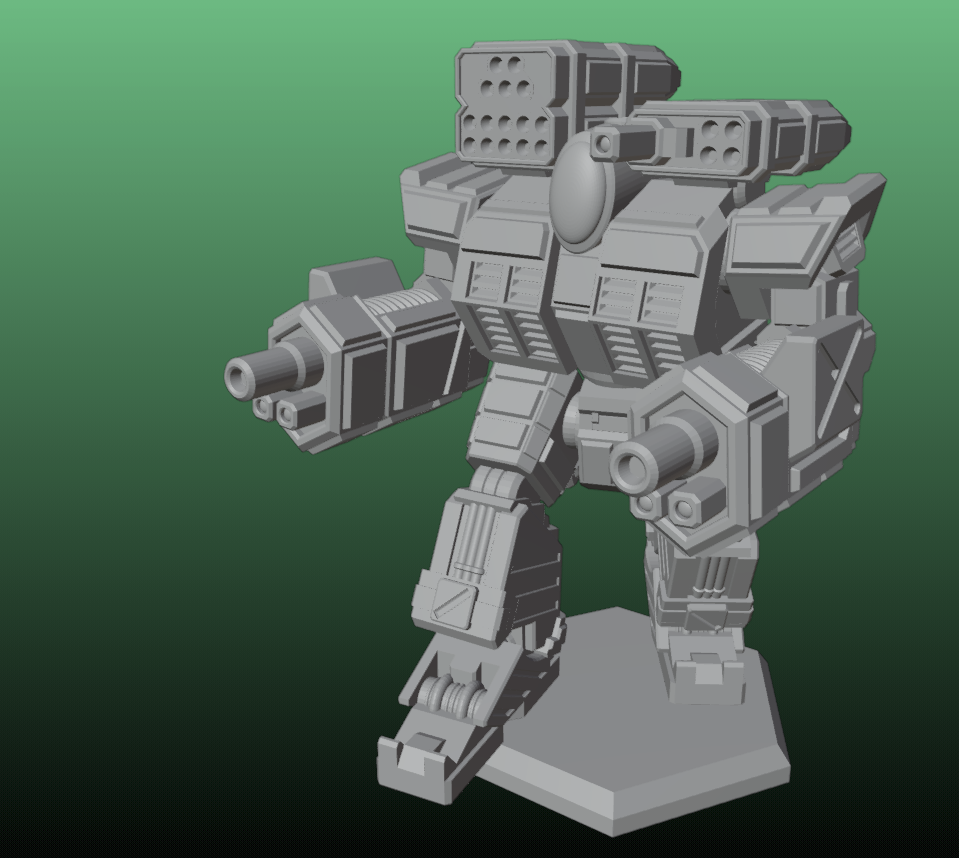 🐺 Tundra Wolf Battlemech・Free 3D File for ・Cults