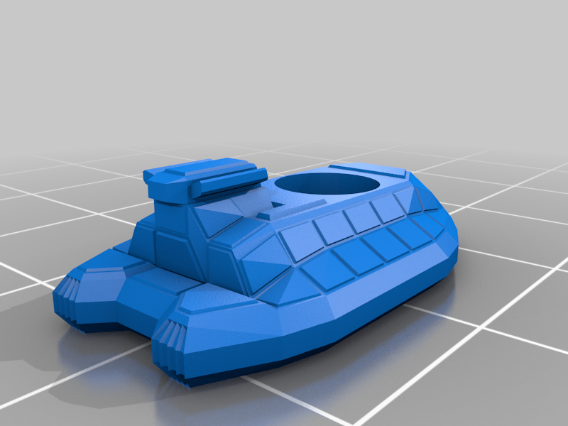 🧸 Plainsman Hovertank・Free 3D File for ・Cults
