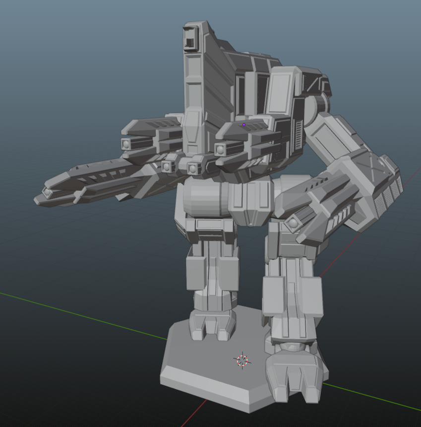 🧸 Hellstar Battlemech・Free 3D File for ・Cults