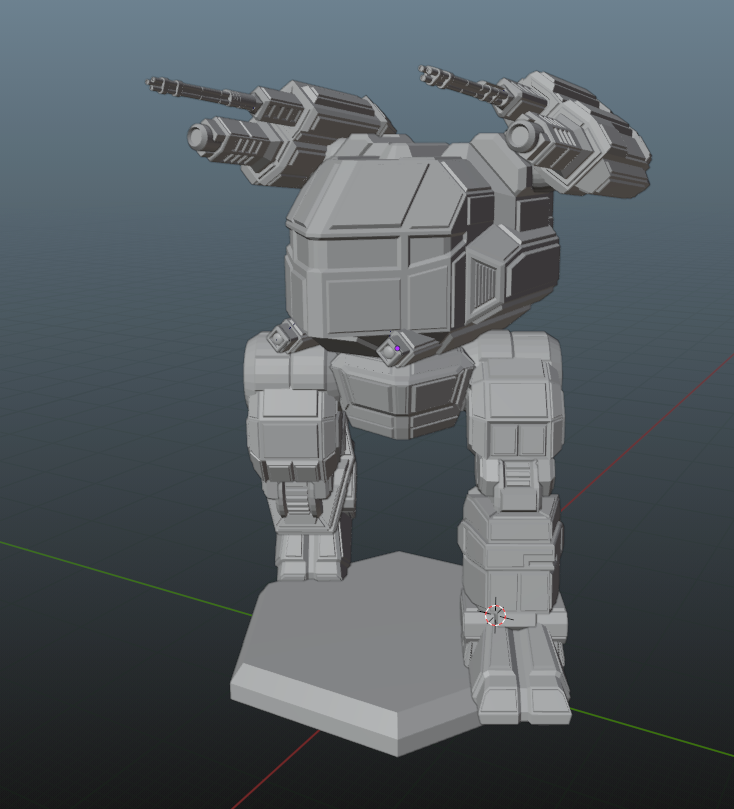 🧸 JagerMech III Battlemech・Free 3D File for ・Cults