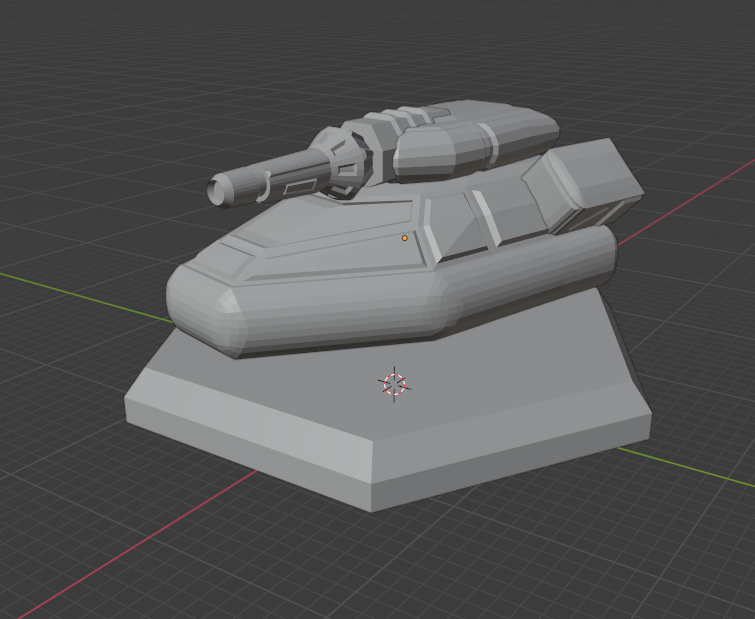 🧸 Scapha Hovertank・Free 3D File for ・Cults