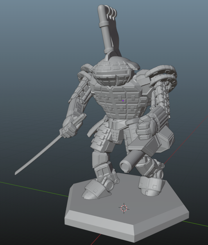🧸 Rokurokubi Battlemech・Free 3D File for ・Cults