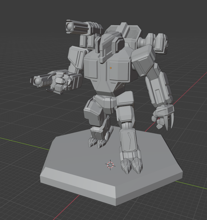 🦅 Crimson Hawk Battlemech・Free 3D File for ・Cults