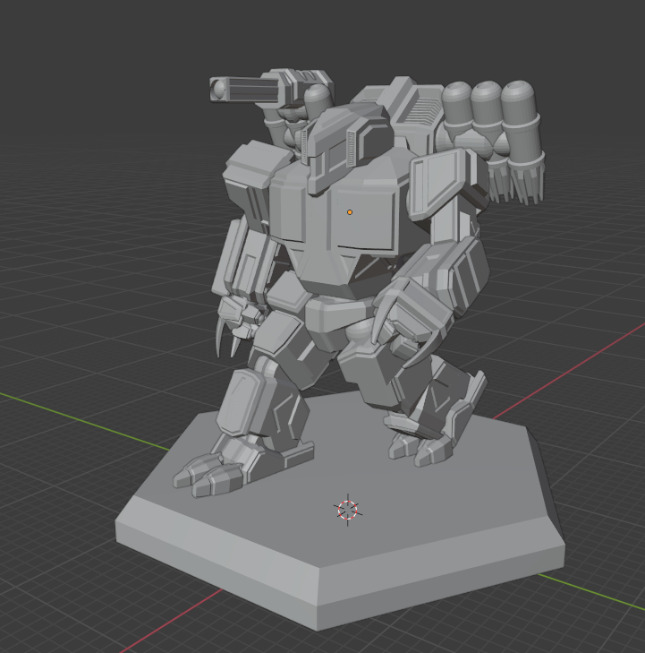 🦅 Crimson Hawk Battlemech・Free 3D File for ・Cults