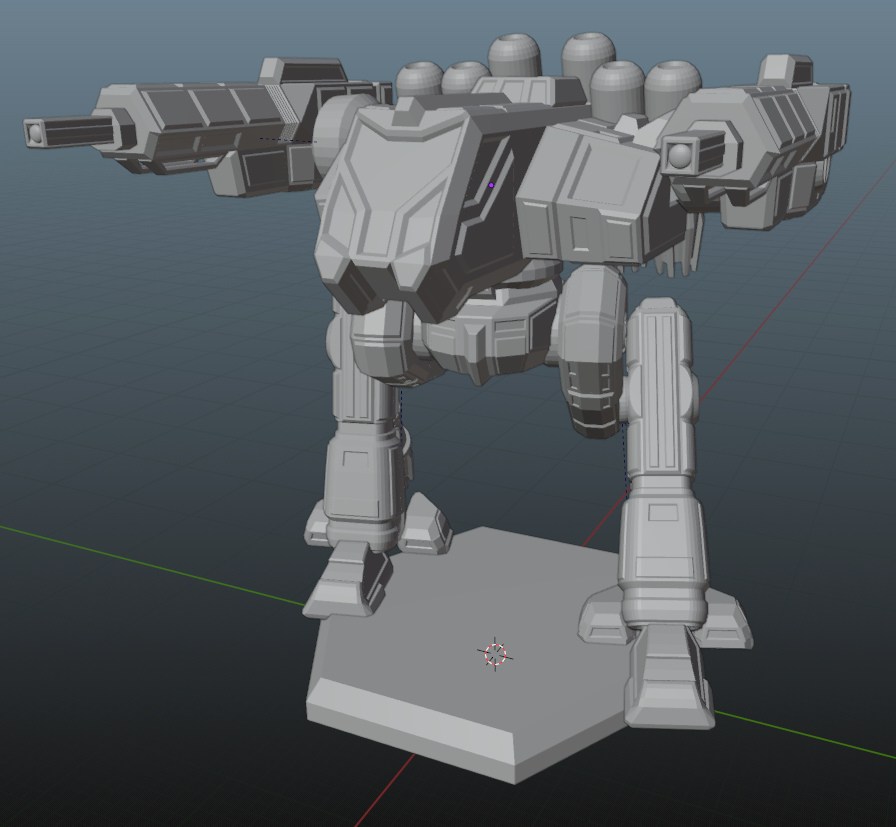 🐱 Shadow Cat III Omnimech・Free 3D File for ・Cults