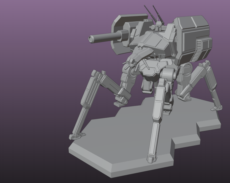 🧸 Revenant Battlemech・Free 3D File for ・Cults