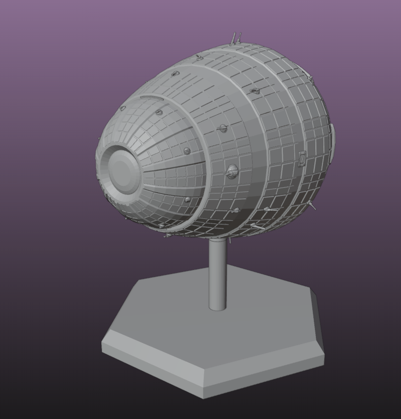 🧸 Overlord Dropship・Free 3D File for ・Cults