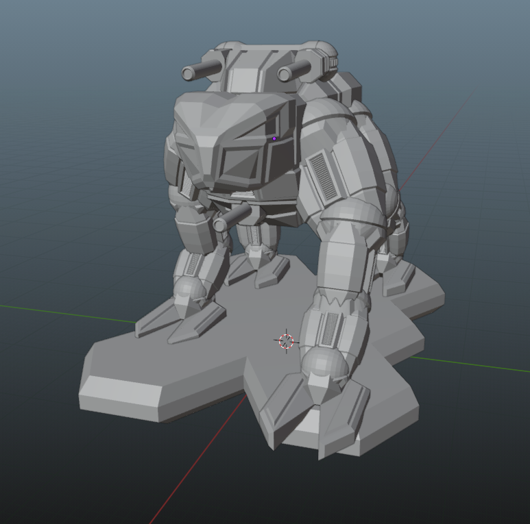 🔥 Blue Flame Battlemech・Free 3D File for ・Cults