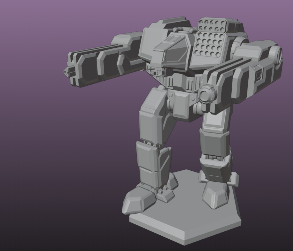 🧸 Lao Hu Battlemech・Free 3D File for ・Cults