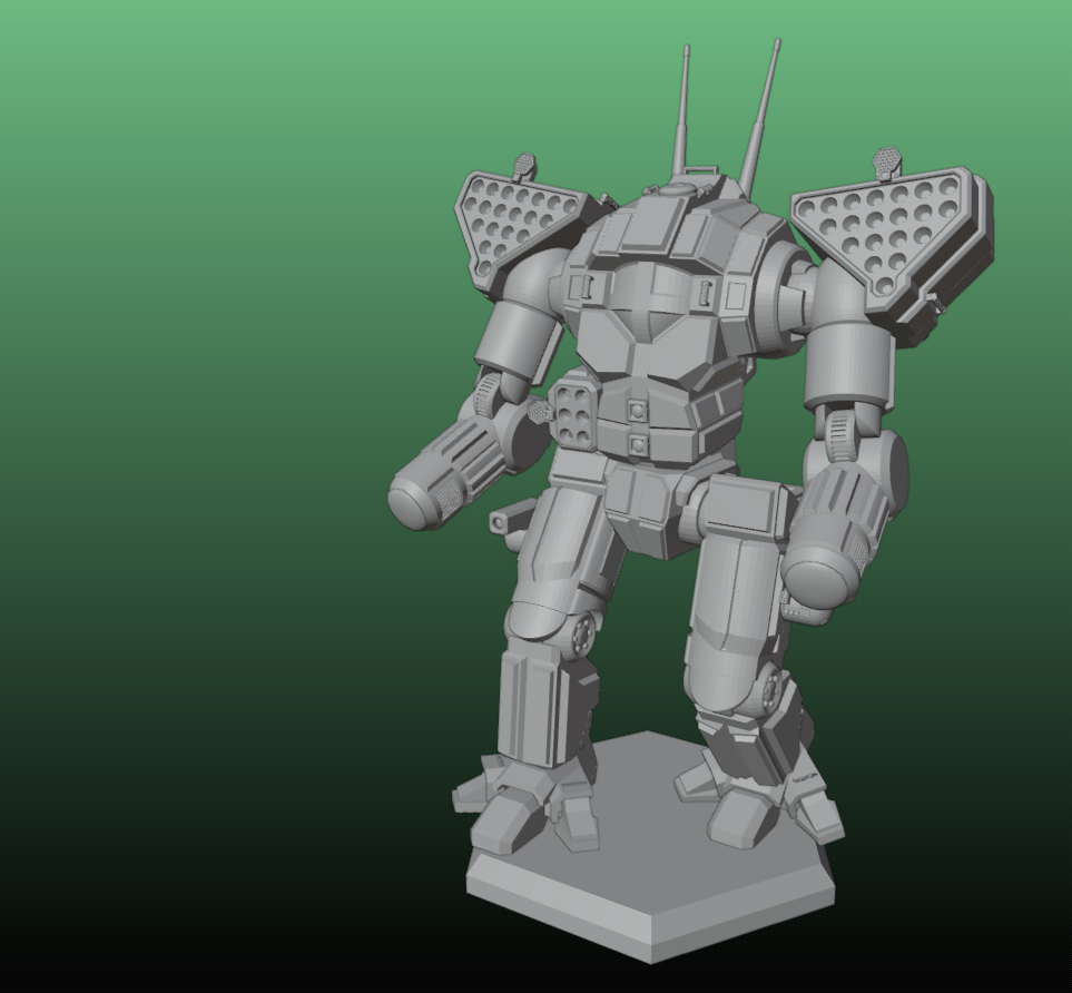 🧸 Perseus Omnimech・Free 3D File for ・Cults