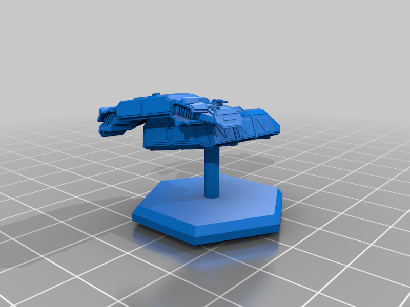 🐆 Leopard CV Dropship・Free 3D File for ・Cults