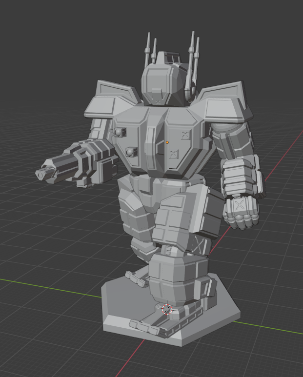🧸 Gallowglas Battlemech・Free 3D File for ・Cults