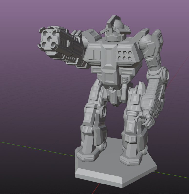 🌩️ Thunder Battlemech・Free STL File for 3D printing・Cults