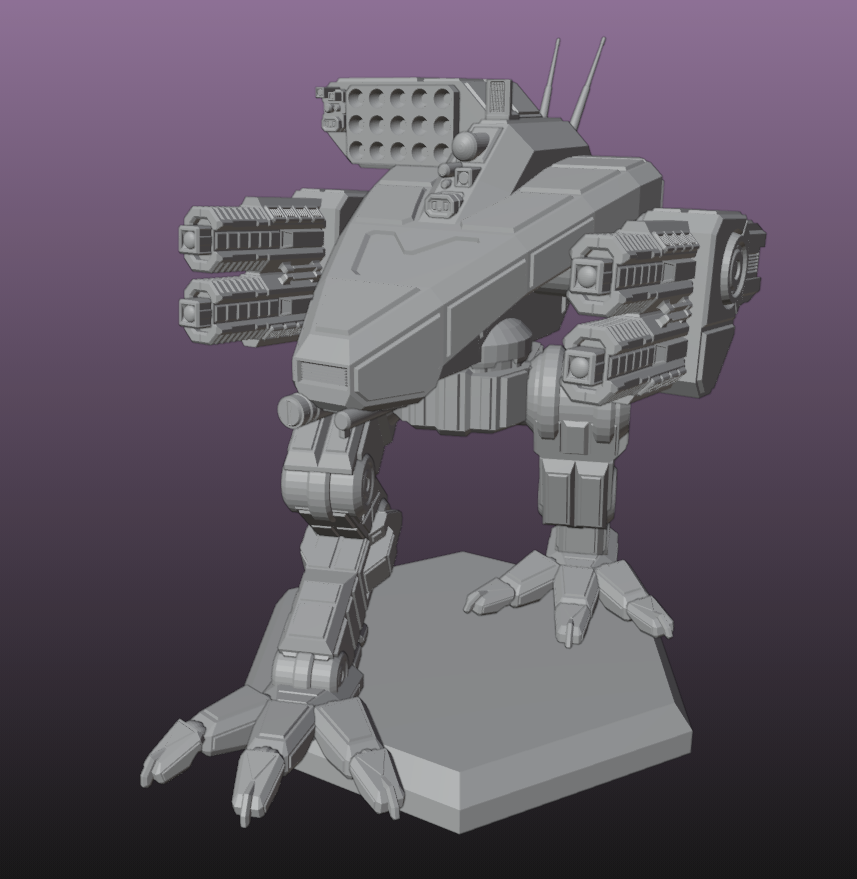 🧸 Men Shen Omnimech (Gen 3)・Free 3D File for ・Cults