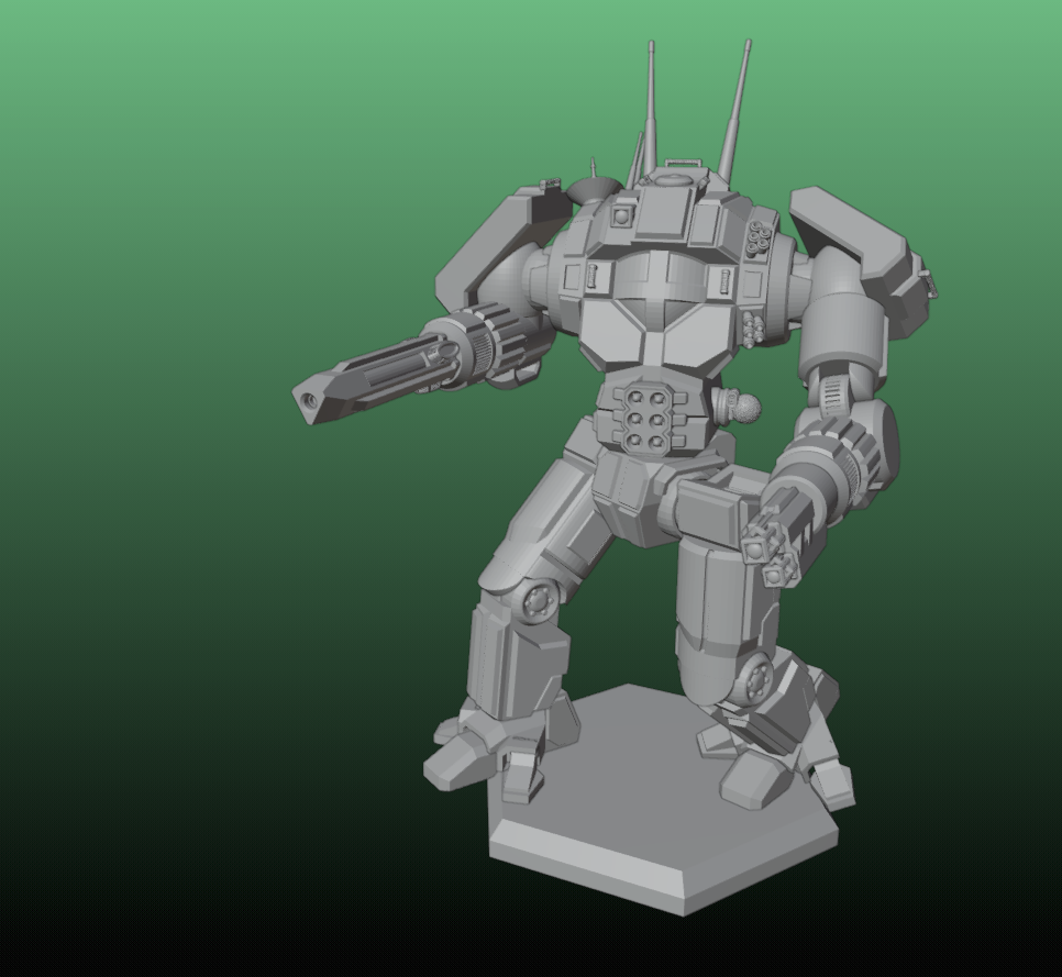 🧸 Perseus Omnimech・Free 3D File for ・Cults