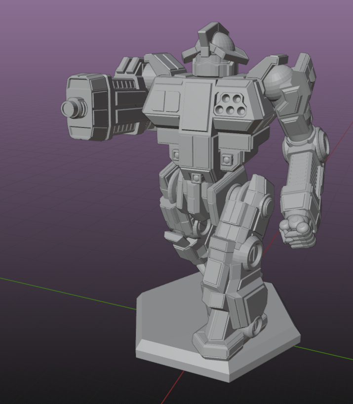 🌩️ Thunder Battlemech・Free 3D File for ・Cults