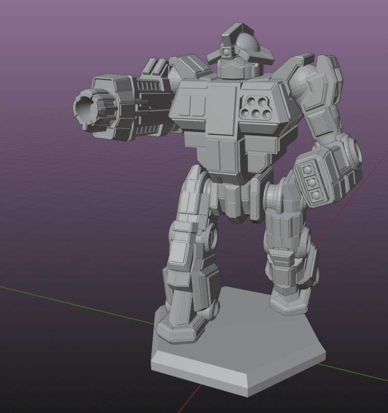 🌩️ Thunder Battlemech・Free 3D File for ・Cults