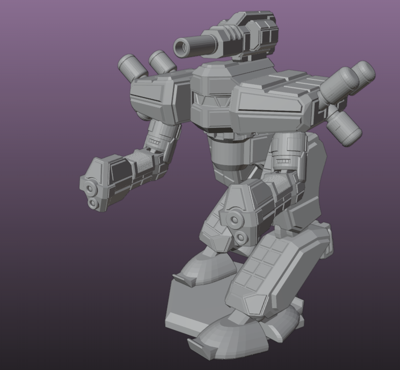🧸 Colossus Battlemech・Free 3D File for ・Cults