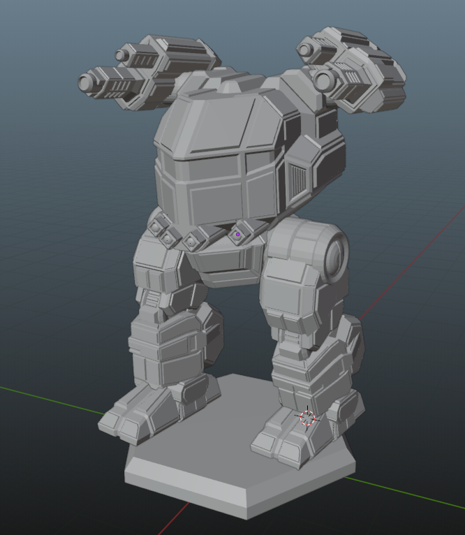 🧸 JagerMech III Battlemech・Free 3D File for ・Cults