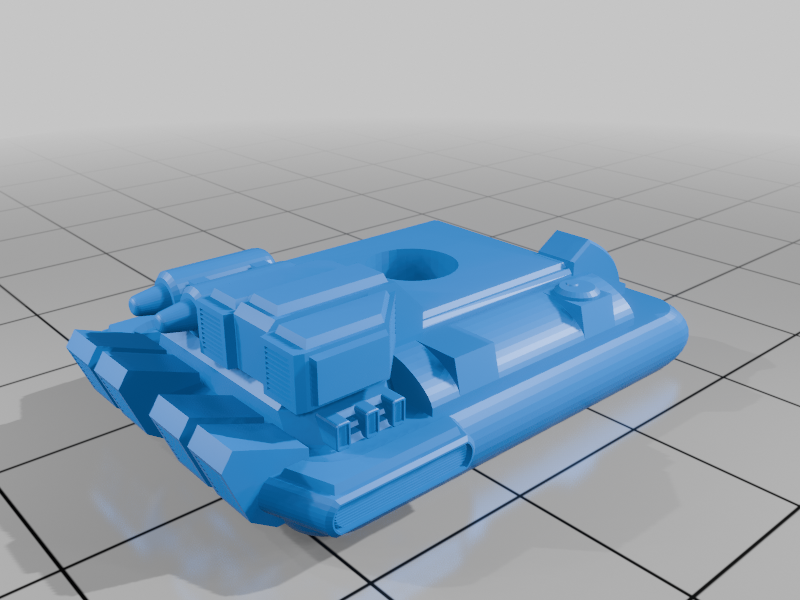 🪖 Regulator Hovertank・Free 3D File for ・Cults