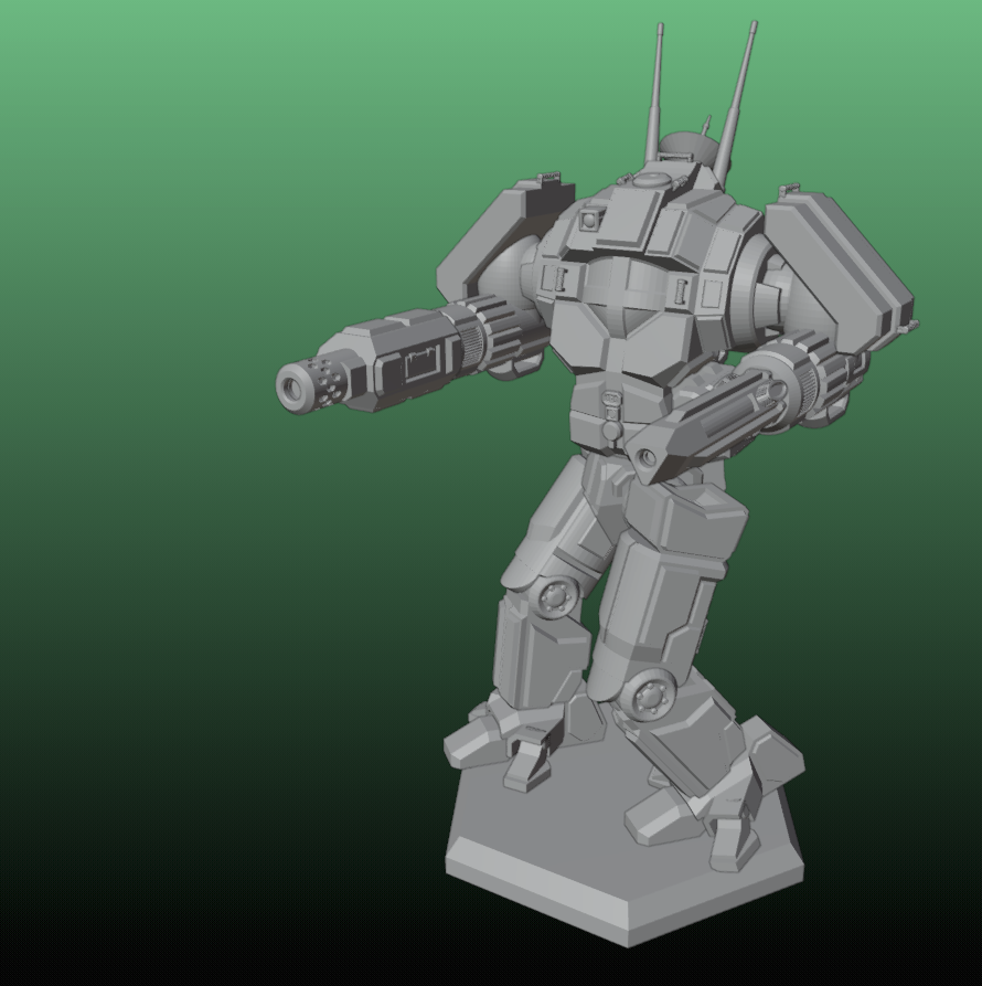 🧸 Perseus Omnimech・Free 3D File for ・Cults