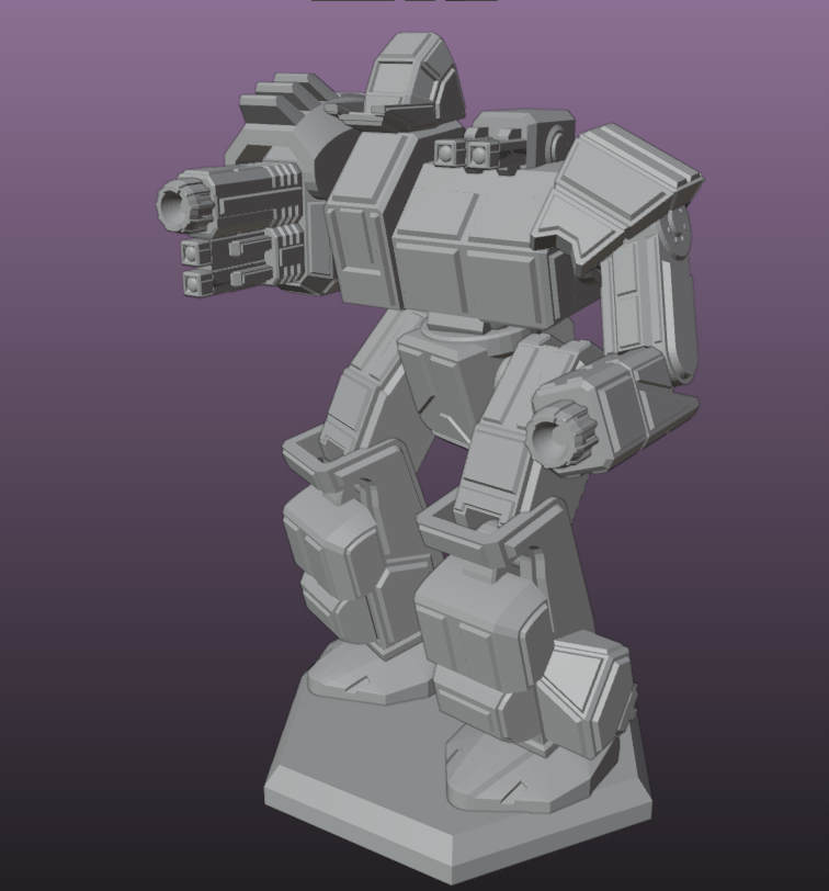 🧸 Gallant Battlemech・Free 3D File for ・Cults