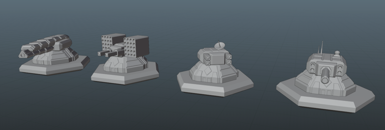 🧸 Battletech Turrets・Free 3D File for ・Cults