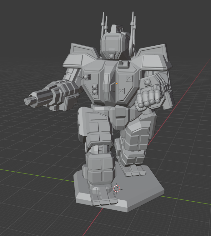 🧸 Gallowglas Battlemech・Free 3D File for ・Cults