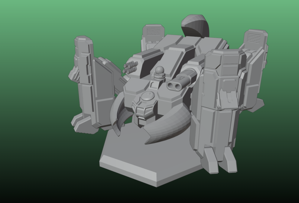 🔥 Fire Scorpion Battlemech・Free 3D File for ・Cults