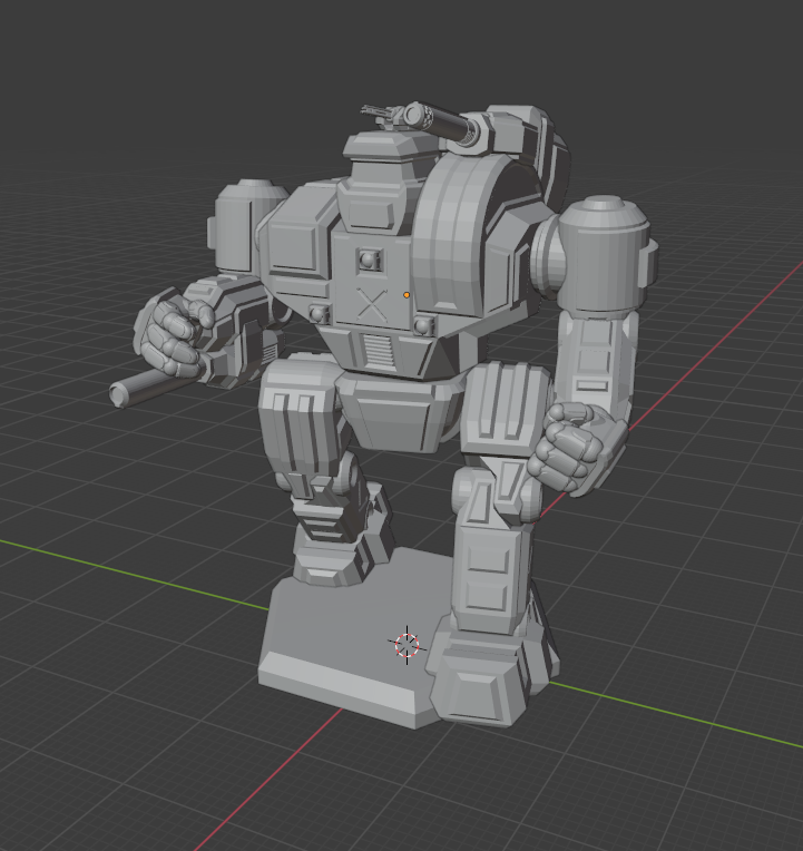 🧸 Chaser Battlemech・Free 3D File for ・Cults