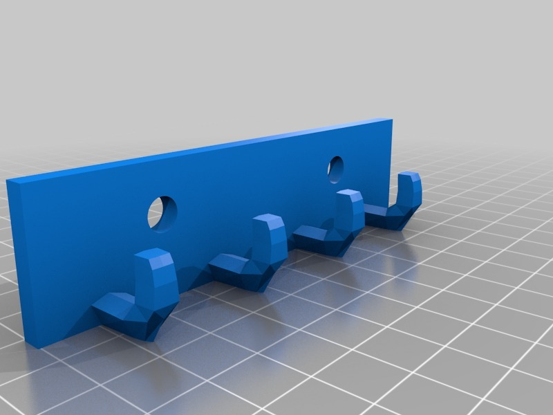 Free 3D file Key Hook x4 🔑 ・3D printable model to download・Cults