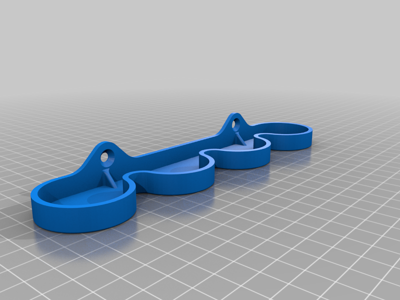 🎣 Vertical Fishing Rod Holder, High Speed Print, Wall Mount・Free 3D ...